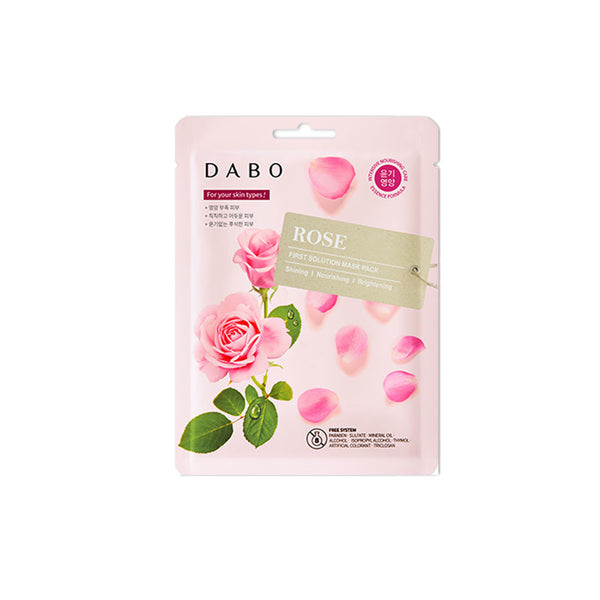 DABO First Solution Mask Pack ROSE Sheet Mask – Gotimoy.Com