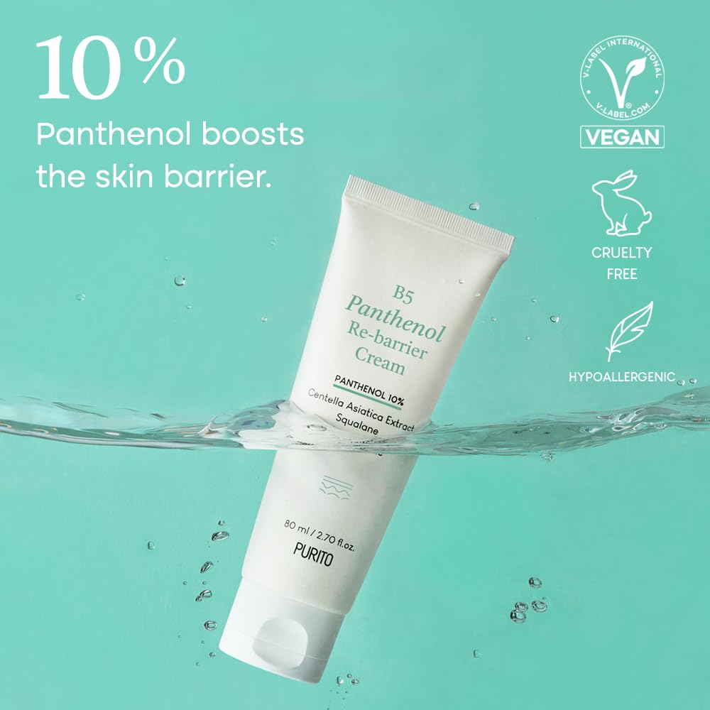 PURITO B5 Panthenol Re barrier Cream 80ml – Gotimoy.Com